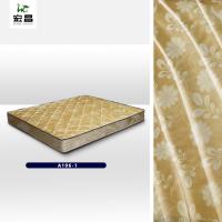 China TUV certified 100% Polyester Gold Mattress Cover Fabric Light resistance for sale