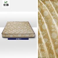 China TUV certified 100% Polyester Gold Mattress Cover Fabric Light resistance for sale