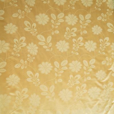 China TUV certified 100% Polyester Gold Mattress Cover Fabric Light resistance for sale