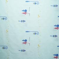 China Universal 70g Polyester Tricot Fabric Mattress Cloth Material White Color Printed for sale