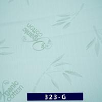 China 2.15m Green Mattress Ticking Fabric By The Yard Customized Pattern for sale