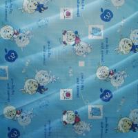 China blue 43D Jacquard Knitted Fabric for sale