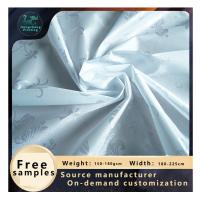 China 60-90gsm Pure White Quilting Fabric Polyester Tricot Fabric Shrink Resistant for sale