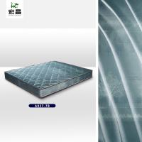 China 220cm Grey 100% Polyester Mattress Quilting Fabric Customized Pattern for sale