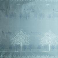 China 220cm Grey 100% Polyester Mattress Quilting Fabric Customized Pattern for sale
