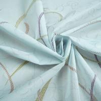 China 70g-90g White Striped Quilting Fabric 100 Percent Polyester Warp Knitted for sale