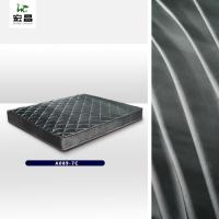 China Black Striped Plaid 43D Jacquard Mattress Fabric  High Strength for sale