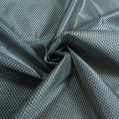 China Black Striped Plaid 43D Jacquard Mattress Fabric  High Strength for sale