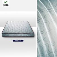 China 65-90gsm 220cm White Striped Jacquard Fabric Polyester Mattress Protector for sale