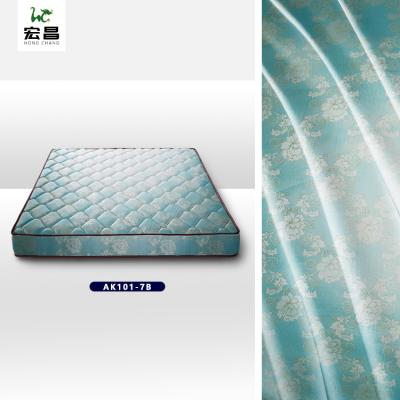China Premium Sky Blue 220cm knitted jacquard fabric for mattress  wear resistance for sale