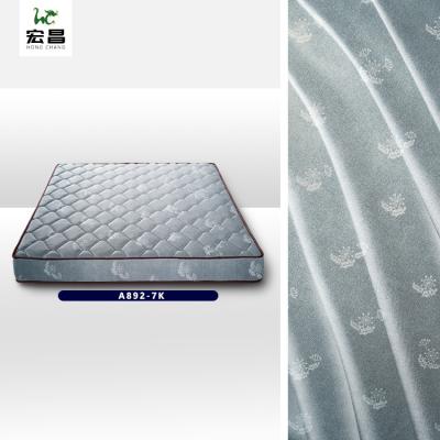 China Grey 100% Polyester 215cm  Jacquard Knit Fabric For Mattress Cover for sale