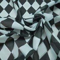 China Black And White 43D Jacquard Plaid Fabric Mattress Cover Cloth Anti Static for sale