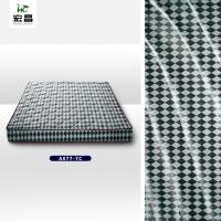 China Black And White 43D Jacquard Plaid Fabric Mattress Cover Cloth Anti Static for sale