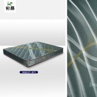 China Black Picture Design 220cm Mattress Ticking Fabric Shrink Resistant for sale