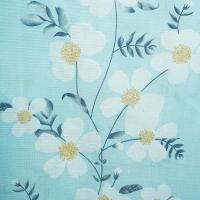 China Blue Printable 65g-100g Polyester Jacquard Mattress Fabric Shrink Resistant for sale