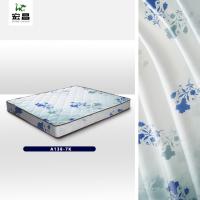 China RoHS Blue Print Soft Home Textile Jacquard Mattress Fabric 210cm-225cm for sale