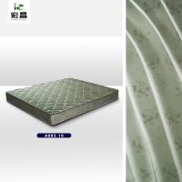 China TUV Beige Breathable 2.3m Mattress Ticking Fabric Polyester Printed Fabric for sale