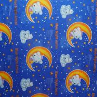 China TUV Width 2.25m Woven Mattress Fabric Blue Printable Polyester Fabric for sale