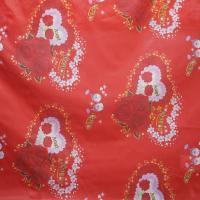 China Excellent Elasticity Red 43D Festive Mattress Quilt Fabric 65gsm-100gsm for sale