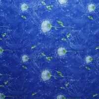China Breathable 70g-90g 43D  Mattress Cover Fabric Dark Blue Polyester Fabric for sale