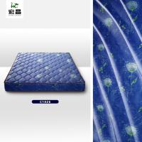 China Breathable 70g-90g 43D  Mattress Cover Fabric Dark Blue Polyester Fabric for sale