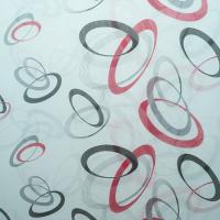 China Fashionable White Printed 70gsm Mattress Covering Fabric Good Ventilation for sale