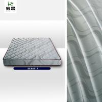 China 84 inch 90g Mattress Covering Fabric Breathable Polyester Fabric for sale