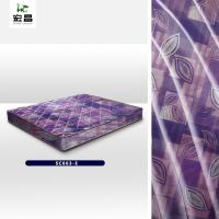 China Fashion Purple 2.25m Mattress Cover Cloth Polyester Quilt Fabric 65gsm for sale