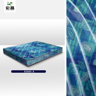 China Blue Fashion Width 2.1m-2.25m Woven Mattress Fabric aging resistance for sale