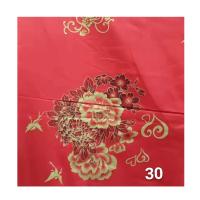 China 100% polyester gold powder printing Four Seasons Hot 70g 215cm mattress fabric for sale