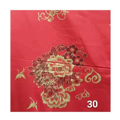 China 100% polyester gold powder printing Four Seasons Hot 70g 215cm mattress fabric for sale