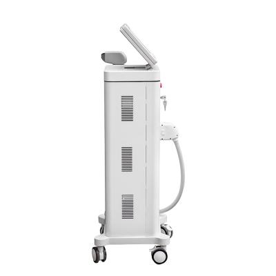 China Vertical 180J Energy White Color Salon Laser Hair Removal Machine for sale