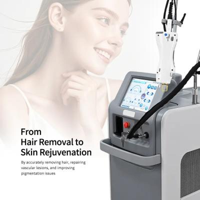 China Alexandrite Laser Double Wave 755Nm 1064Nm Long Pulse Nd Yag Laser Hair Removal Machine for sale
