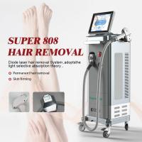 China Stationary Grey 3 Wavelength Diode Laser Hair Removal 810nm 1200W for sale