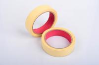 China Yellow Crepe Paper Automotive Masking Tape , Different Types Of Masking Tape for sale