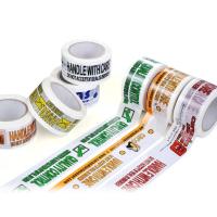China OEM Logo High Temperature Adhesive Tape Bopp Jumbo Roll , High Heat Resistant Tape for sale
