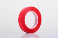 China PET Film With Crepe Paper Red Masking Tape Single Side Coating for sale