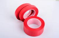 China PET Film With Crepe Paper Red Masking Tape Single Side Coating for sale