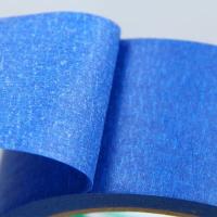 China High Performance Crepe Paper Blue Masking Tape For Humid Wall And Floor for sale