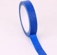 China High Performance Crepe Paper Blue Masking Tape For Humid Wall And Floor for sale
