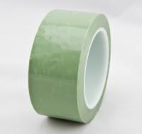 China Silicone adhesive duct green PET film splicing tape for release paper bonding for sale