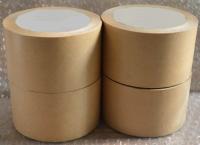 China Self Adhesive White Kraft Paper Tape For Splicing Bottom Release Liner for sale