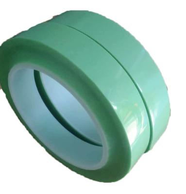 China High Heat Resistant  Release Film Splicing Tape Light Green Color 50mmX50m for sale