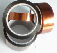 China Amber Color Kapton Polyimide Tape Class H Insulation Feature For Electrical Coils for sale