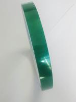 China ISO9001 Dark Green Polyester Tape 85um With Silicone Adhesive For Coating for sale