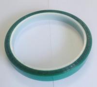 China ISO9001 Dark Green Polyester Tape 85um With Silicone Adhesive For Coating for sale