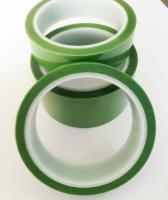 China High Temp PET Silicone Tape 180 Degree Spraying Protection 33M / 66M Length for sale