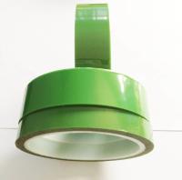 China Single Side Light Green High Temperature Resistant Tape 650mm Length for sale