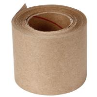 China High Temperature Rubber Adhesion Brown Kraft Paper Tape Resisting 80 Degree for sale