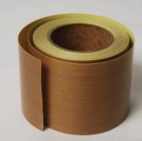 China Brown High Temperature Resistant Tape Glass Fiber Woven Cloth Base Material for sale